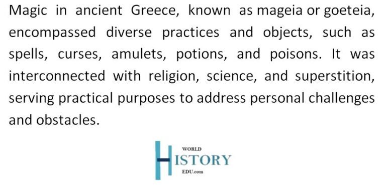 Origins and Practice of Magic in Ancient Greece - World History Edu
