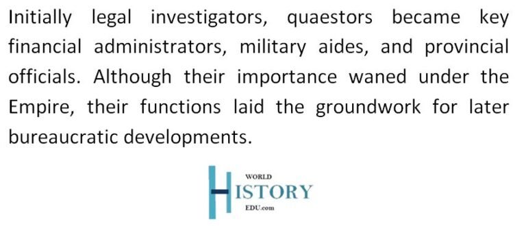 Quaestors in Ancient Rome - World History Edu