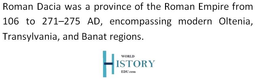Roman Province of Dacia - World History Edu
