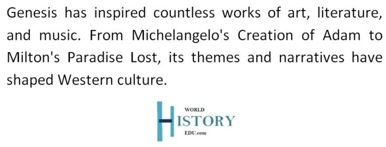 The Book of Genesis - World History Edu