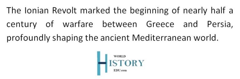 The Ionian Revolt - World History Edu