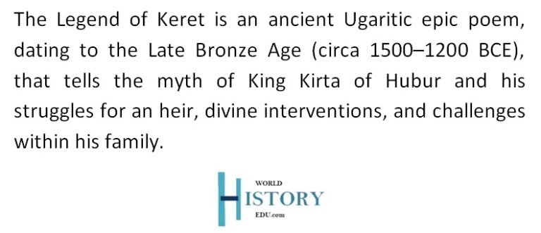 The Legend of Keret - World History Edu