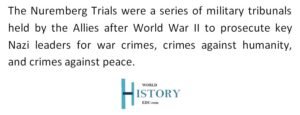 The Nuremberg trials