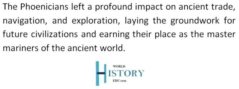 How did the Phoenicians become great sailors? - World History Edu