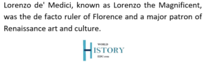 Lorenzo de' Medici - World History Edu