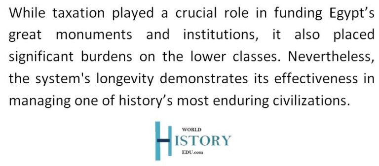 Taxes in Ancient Egypt - World History Edu