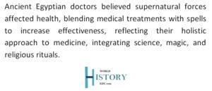 Ancient Egyptian Medicine - World History Edu