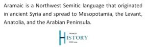 Aramaic Language - World History Edu