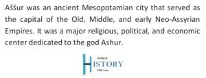 Ancient city of Assur - World History Edu