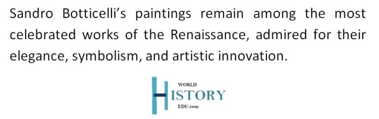 Most Famous Paintings by Sandro Botticelli - World History Edu