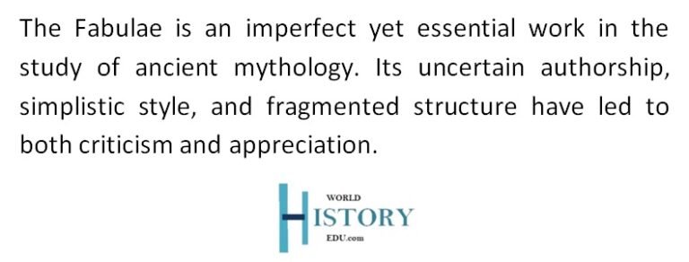 Fabulae by Gaius Julius Hyginus - World History Edu