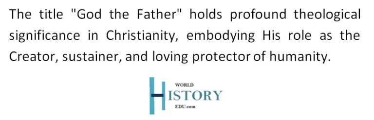God the Father - World History Edu