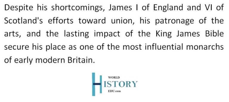James I of England - World History Edu