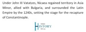 Empire of Nicaea - World History Edu