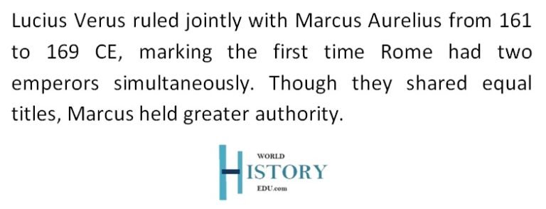 Roman Emperor Lucius Verus - World History Edu