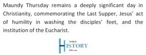 Maundy Thursday - World History Edu