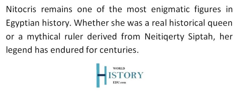 Ancient Egyptian Queen Nitocris - World History Edu