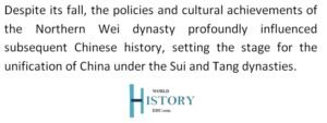 What was the Northern Wei dynasty? - World History Edu