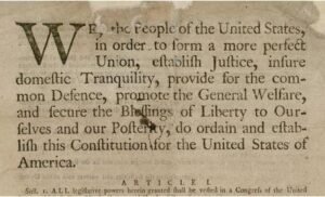 Preamble to the United States Constitution - World History Edu