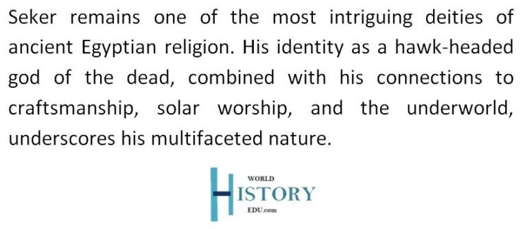 Sokar: Ancient Egyptian God Associated with Rebirth - World History Edu