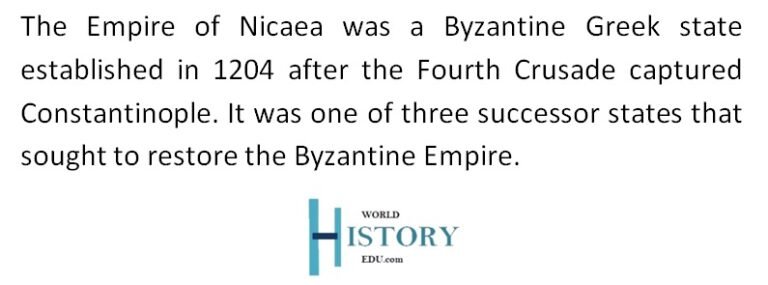 Empire of Nicaea - World History Edu