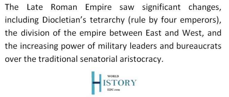 The Late Roman Empire - World History Edu