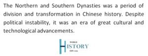 The Northern and Southern dynasties - World History Edu