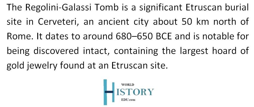 Regolini-Galassi Tomb - World History Edu