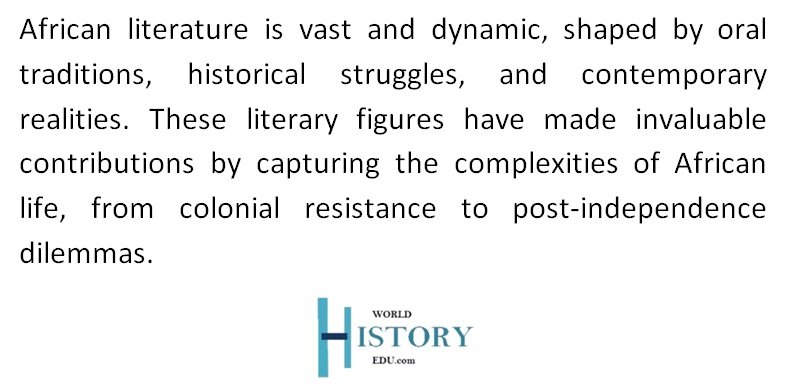 Most Significant Figures of African Literature