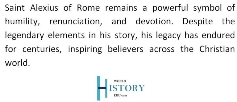 Alexius of Rome - World History Edu