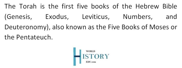 The Torah - World History Edu