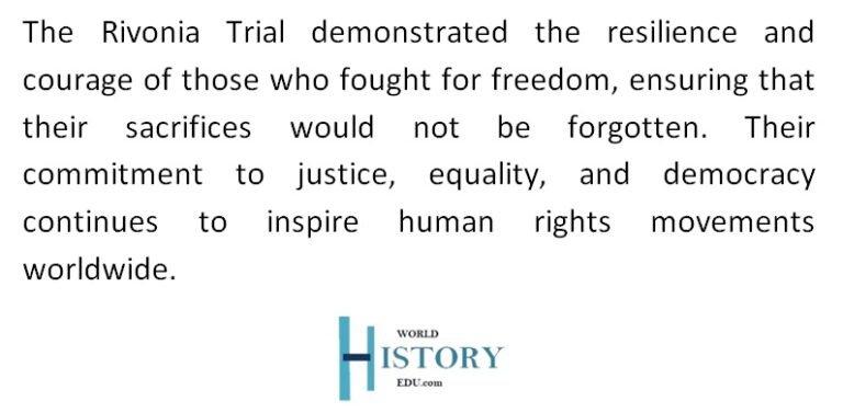 Rivonia Trial - World History Edu