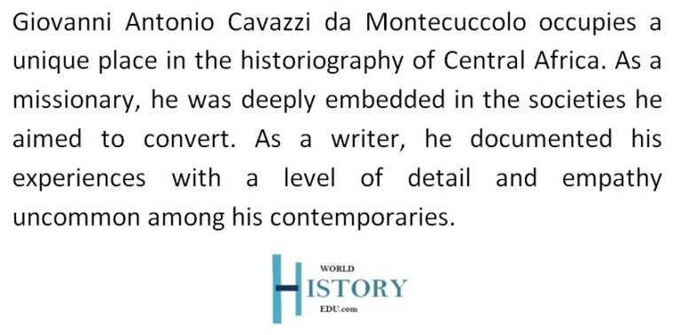 Giovanni Cavazzi da Montecuccolo - World History Edu