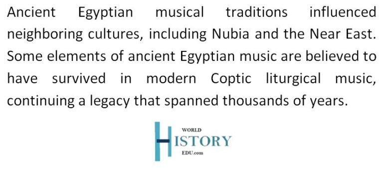 What role did music and dance play in ancient Egyptian culture? - World ...