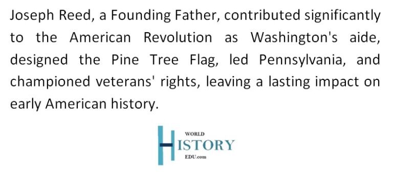 Founding Father Joseph Reed - World History Edu