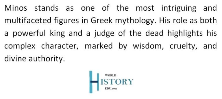 King Minos in Greek Mythology - World History Edu