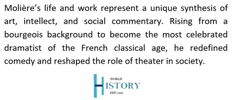 French Playwright and Poet Molière - World History Edu