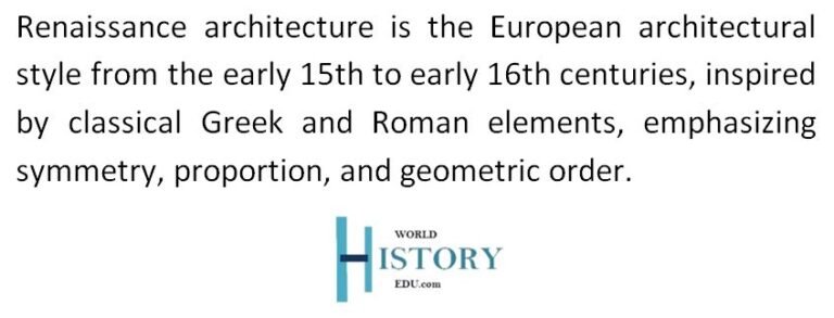 Renaissance Architecture - World History Edu
