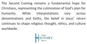The Second Coming of Christ - World History Edu