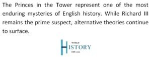 Princes in the Tower - World History Edu
