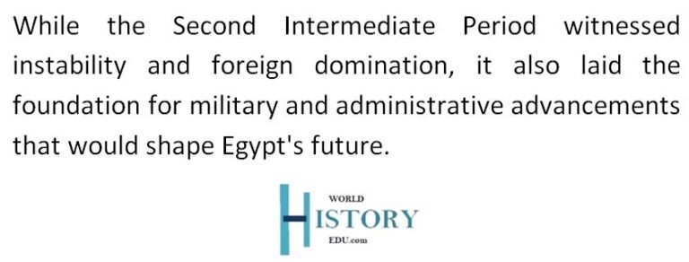 Second Intermediate Period of Ancient Egypt - World History Edu