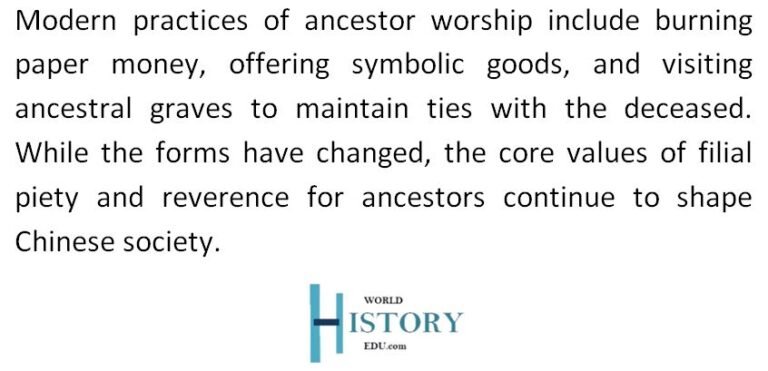 Origin of ancestor worship in ancient China - World History Edu